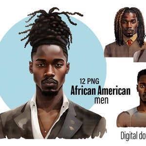 Black Man Clipart, Male Clipart, Dad Clipart, Men Clipart, Father Day ...