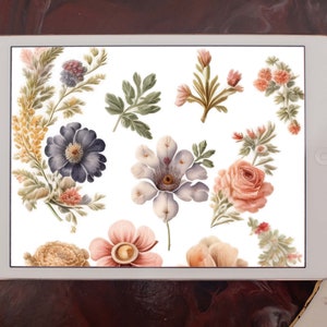 Flowers Goodnotes Stickers Spring Goodnotes iPad Stickers - Etsy