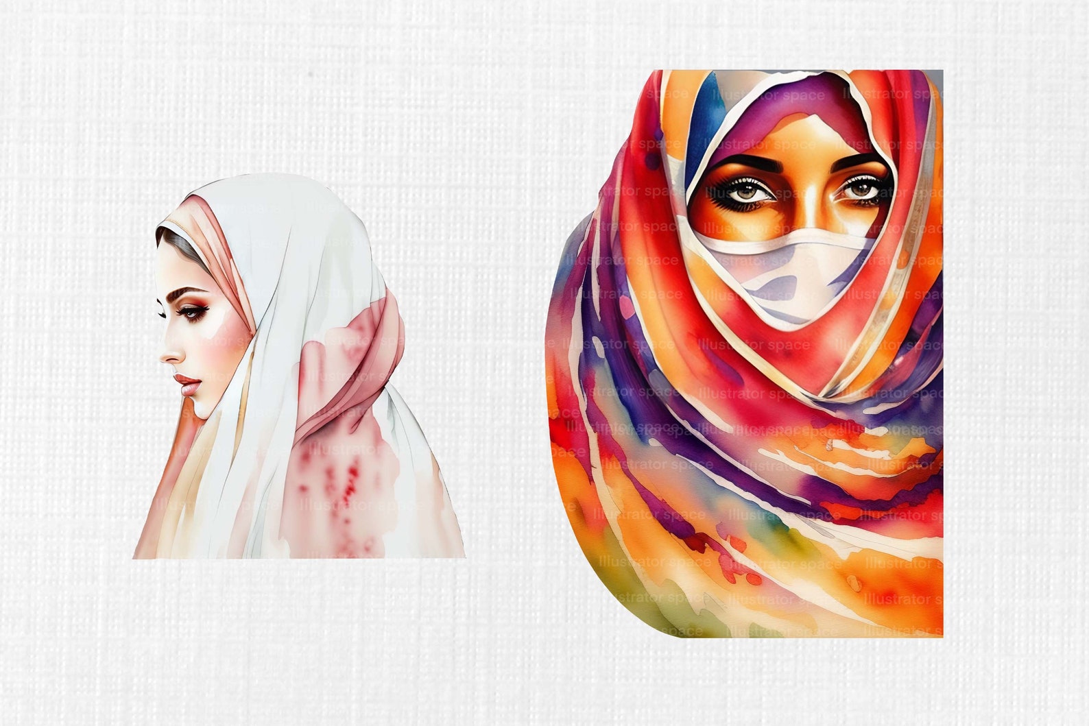 Arabic Art Muslim Wall Art Arabic Wall Art Arab Woman - Etsy