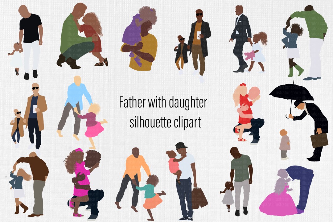 Fathers Day Clipart, Family Clipart, Father PNG, Happy Fathers Day ...