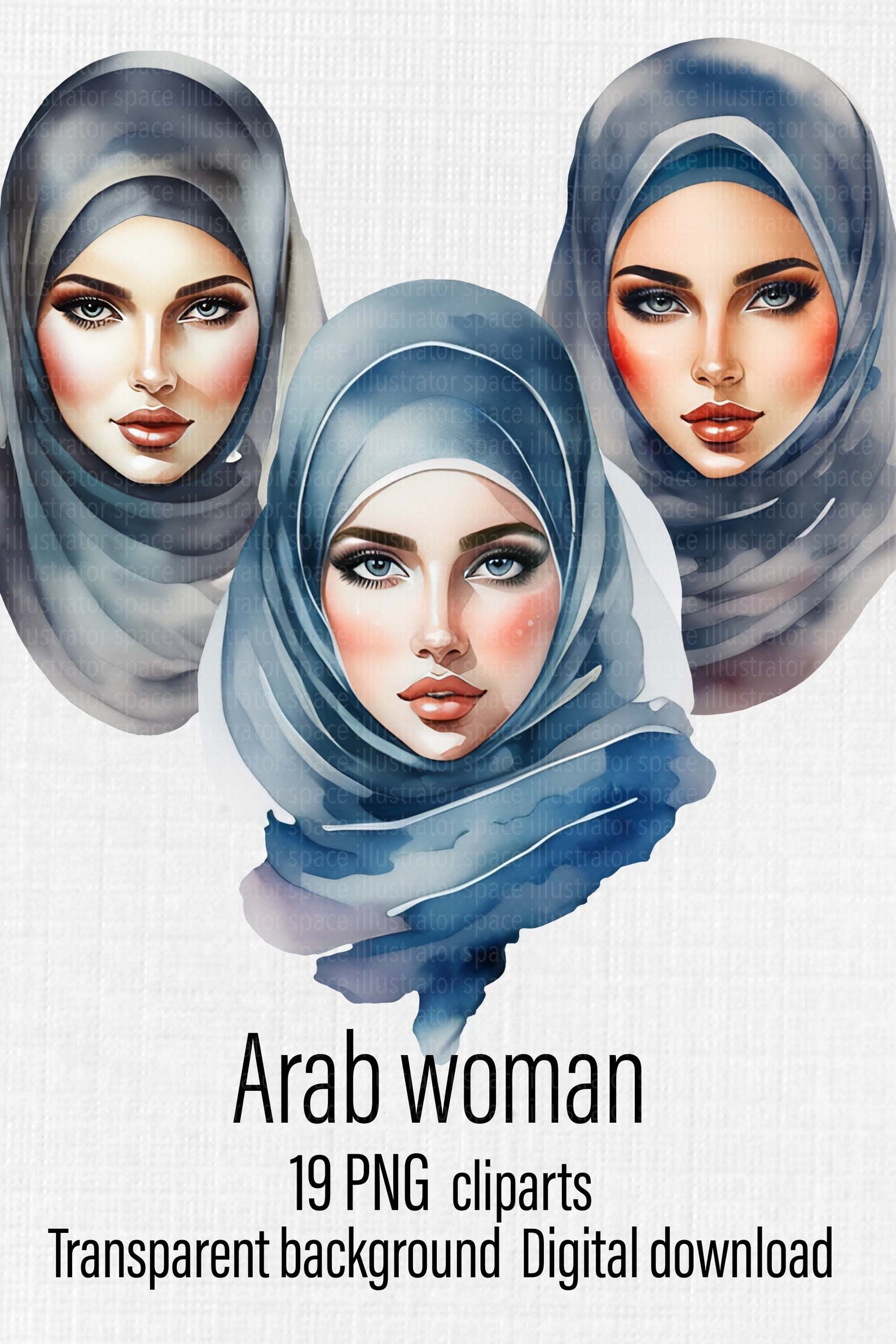 Arabic Art Muslim Wall Art Arabic Wall Art Arab Woman - Etsy