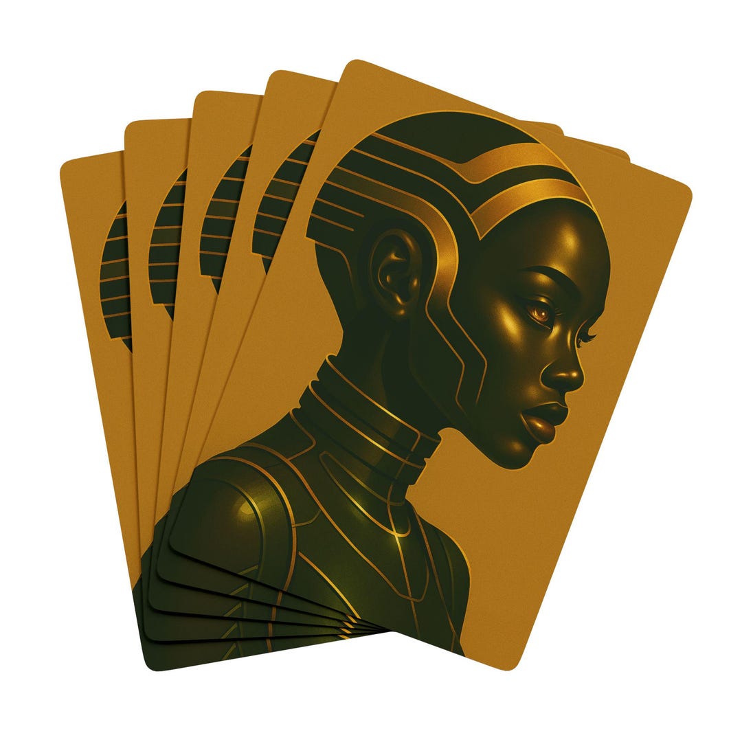 Motherboard Muse Poker Playing Cards: Unique Art Deck in Acrylic Box - Etsy