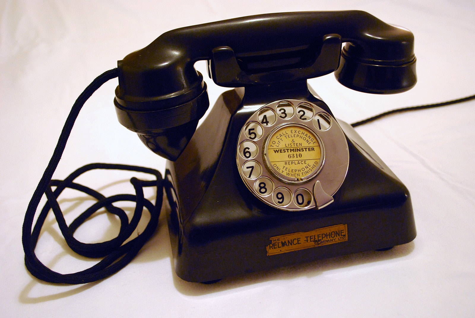 1920s Telephone Dial Number Label, Instant PDF Editable Template, for ...