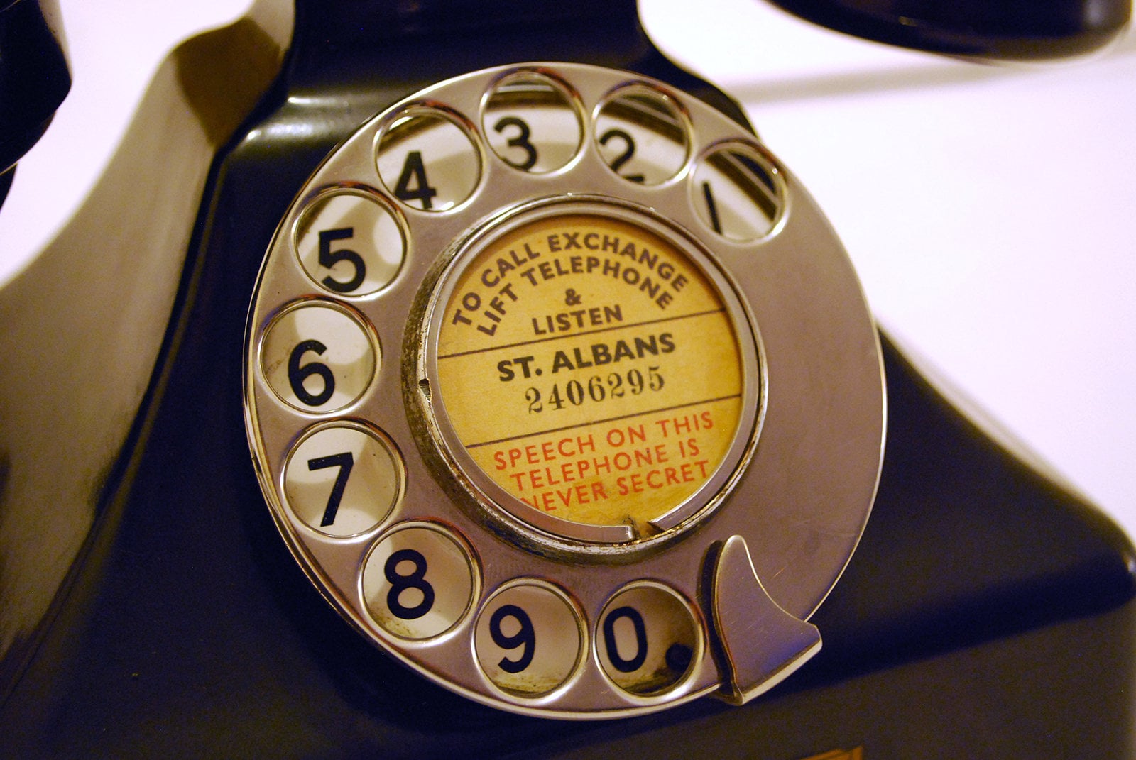 1940s Telephone Dial Number Label, Instant PDF Editable Template, for ...