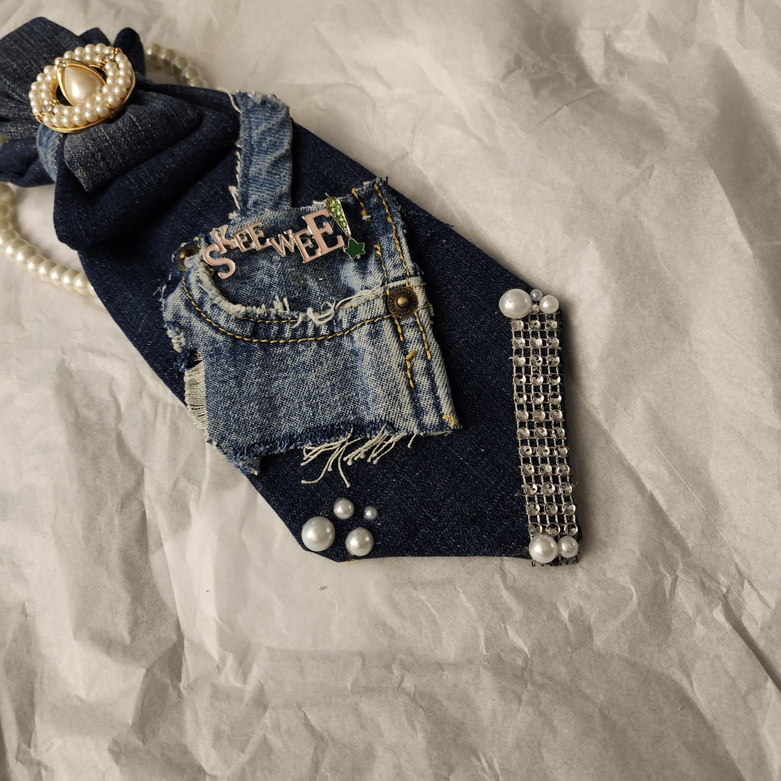 Create Your Own: Custom Denim Ties Neckties AKA 1908(this is a Sample ...