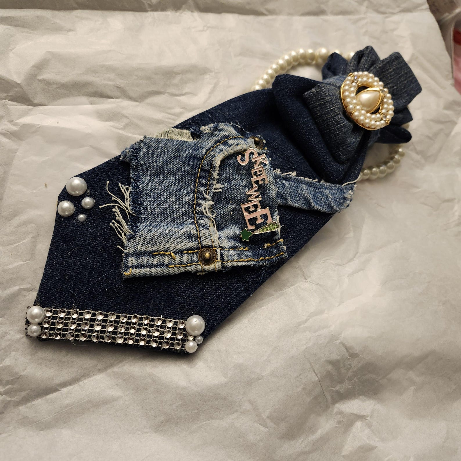 Create Your Own: Custom Denim Ties Neckties AKA 1908(this is a Sample ...
