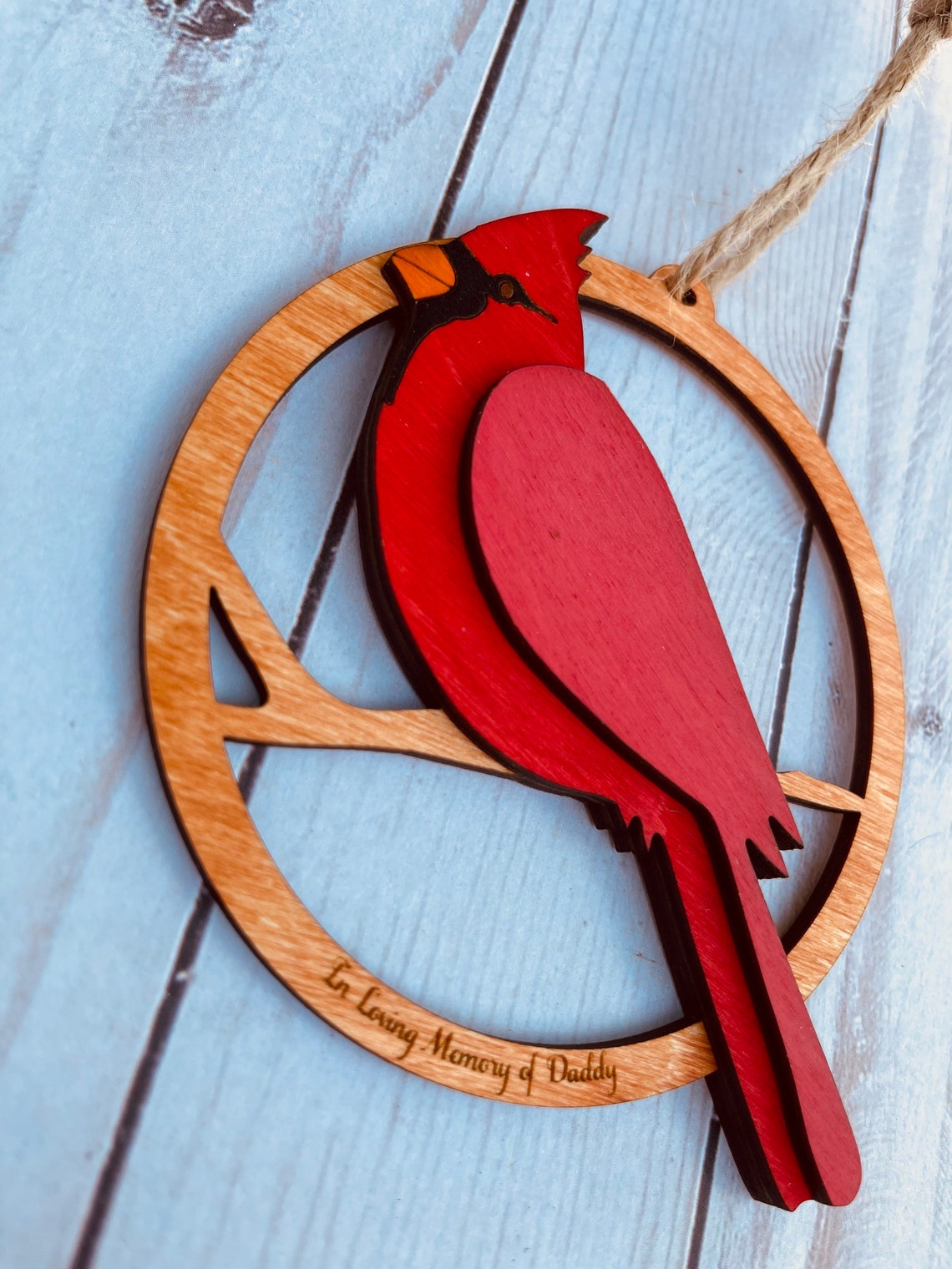 Cardinal Memorial Ornament Christmas Memorial Ornament - Etsy