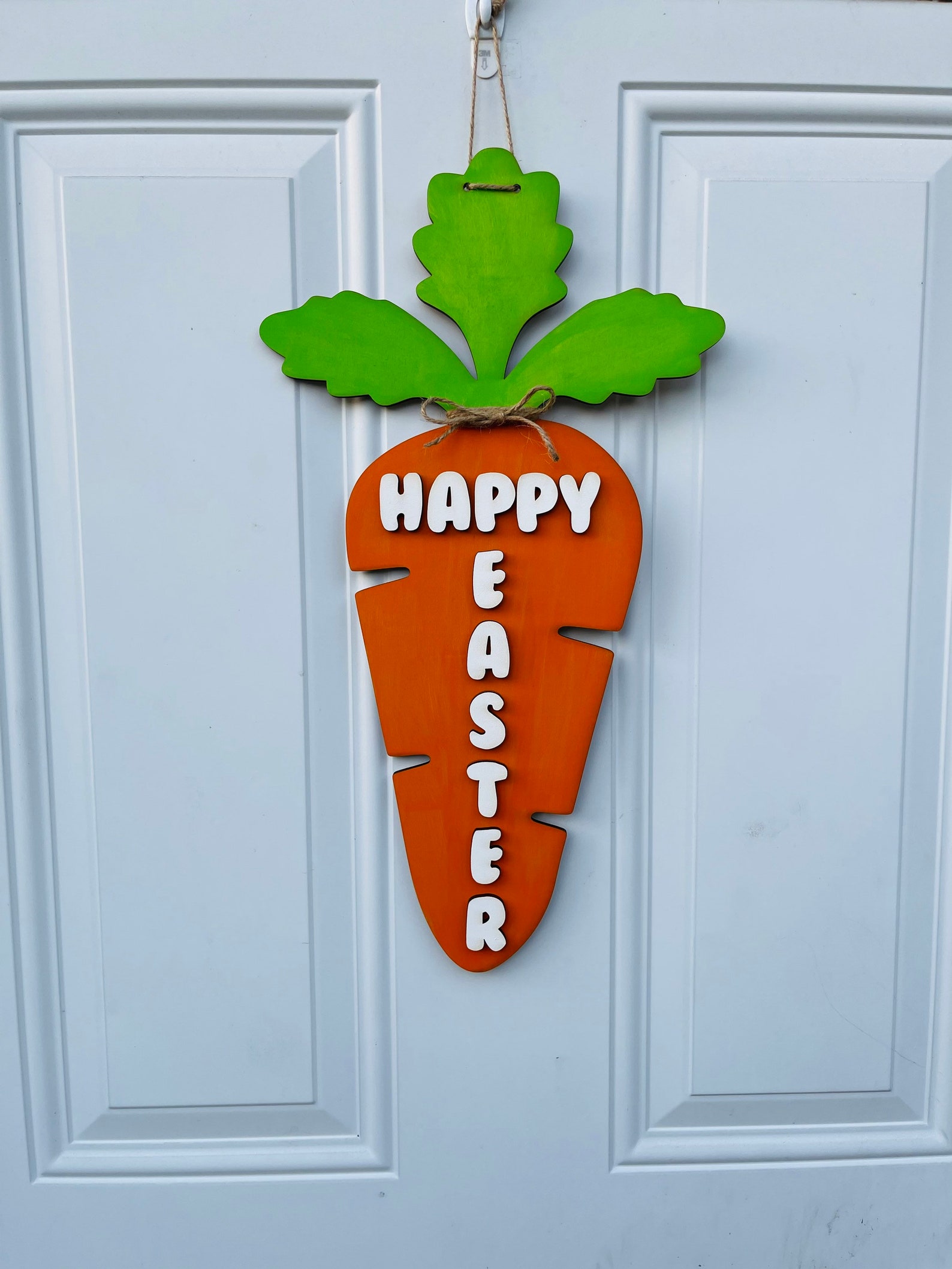 Easter Carrot Door Decor | Carrot Door Hanger | Easter Door Decor ...