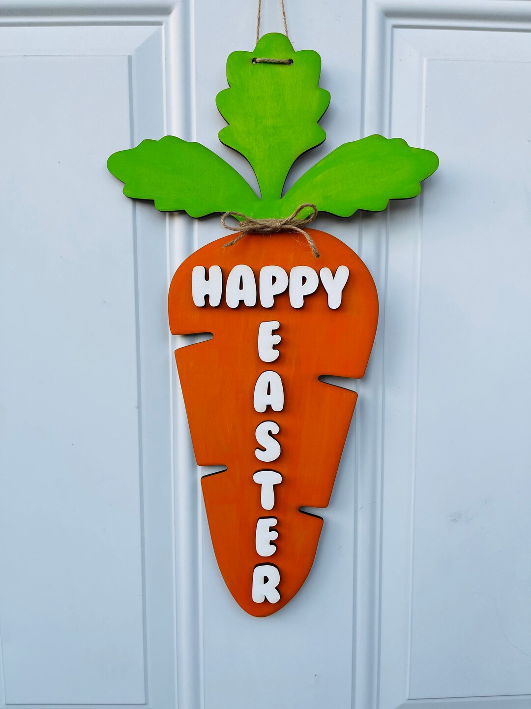 Easter Carrot Door Decor | Carrot Door Hanger | Easter Door Decor ...