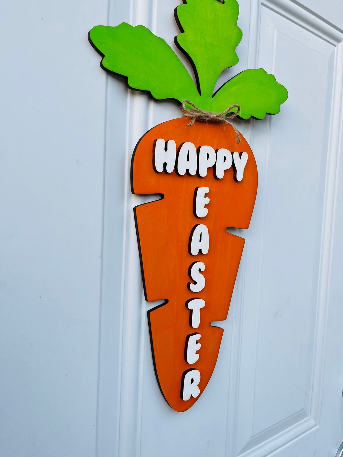 Easter Carrot Door Decor | Carrot Door Hanger | Easter Door Decor ...