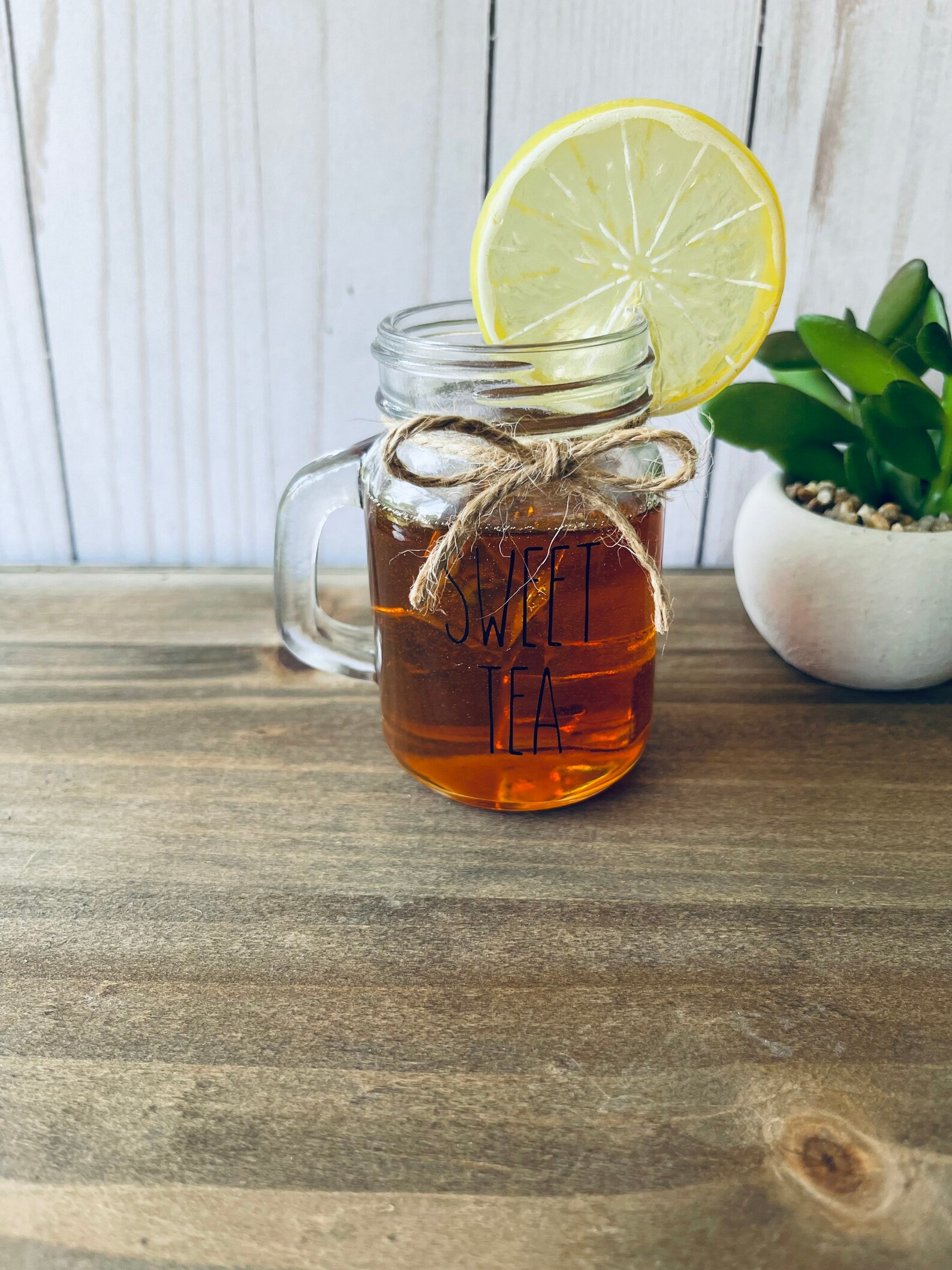 Mini Sweet Tea Tier Tray Decor Fake Sweet Tea Faux Sweet | Etsy