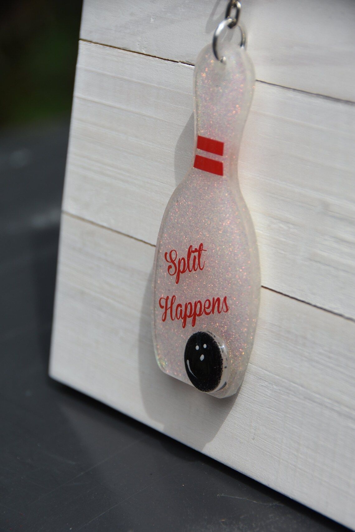 Split Happens Keychain Bowling Keychain Bowling ball and | Etsy