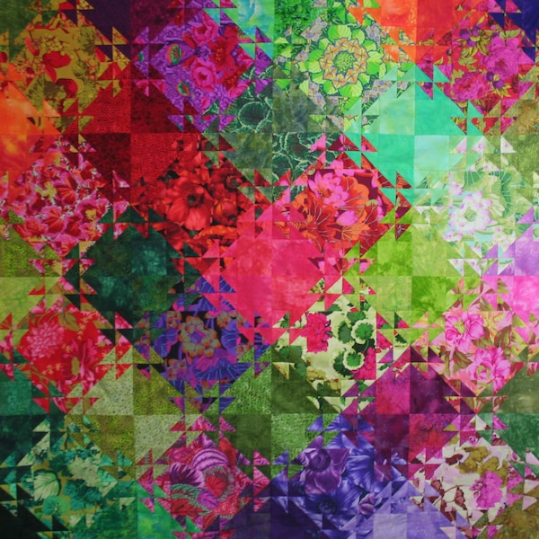 Triangle Quilt Pattern - Etsy