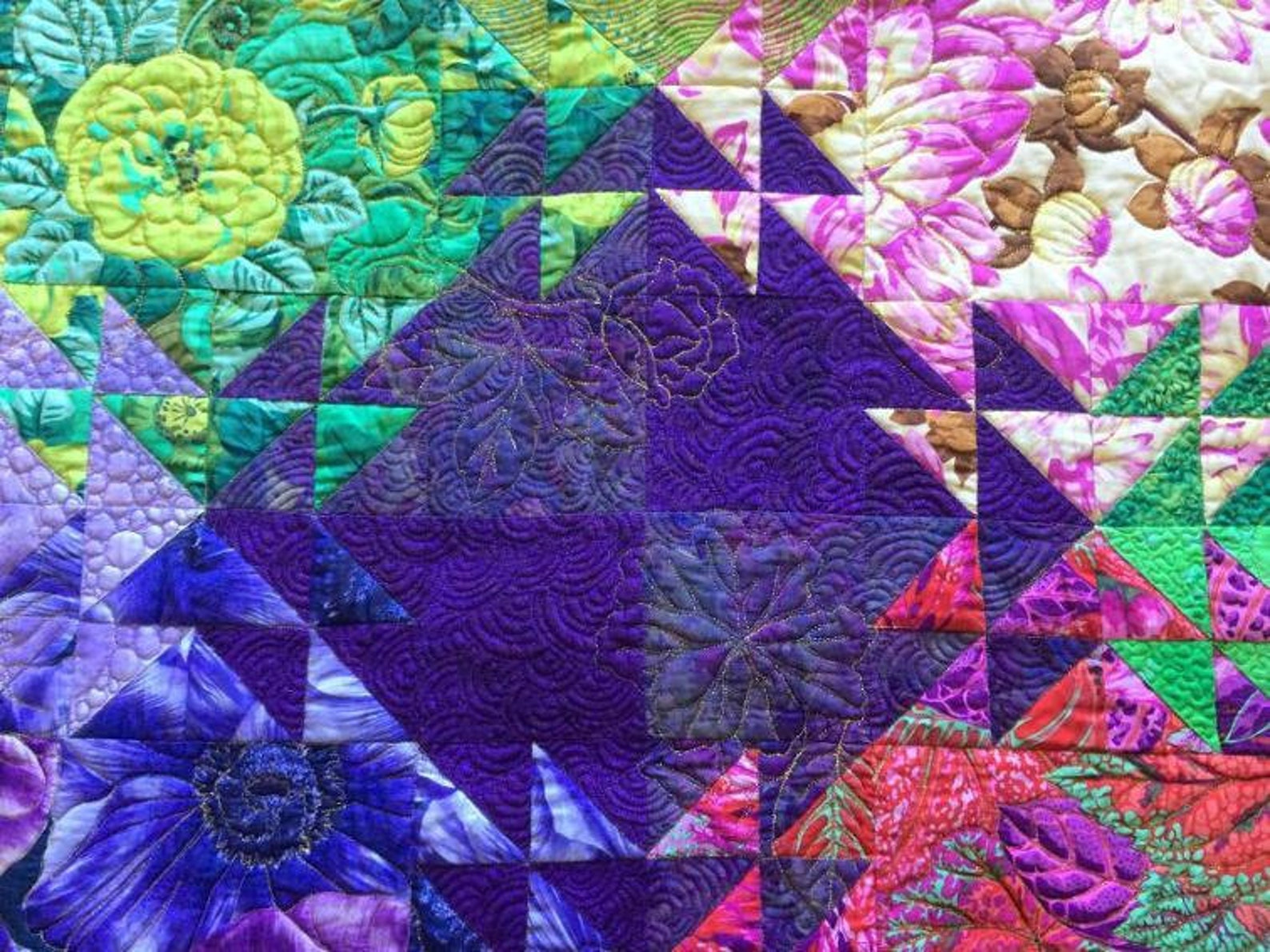 Shimmering Triangles - Etsy