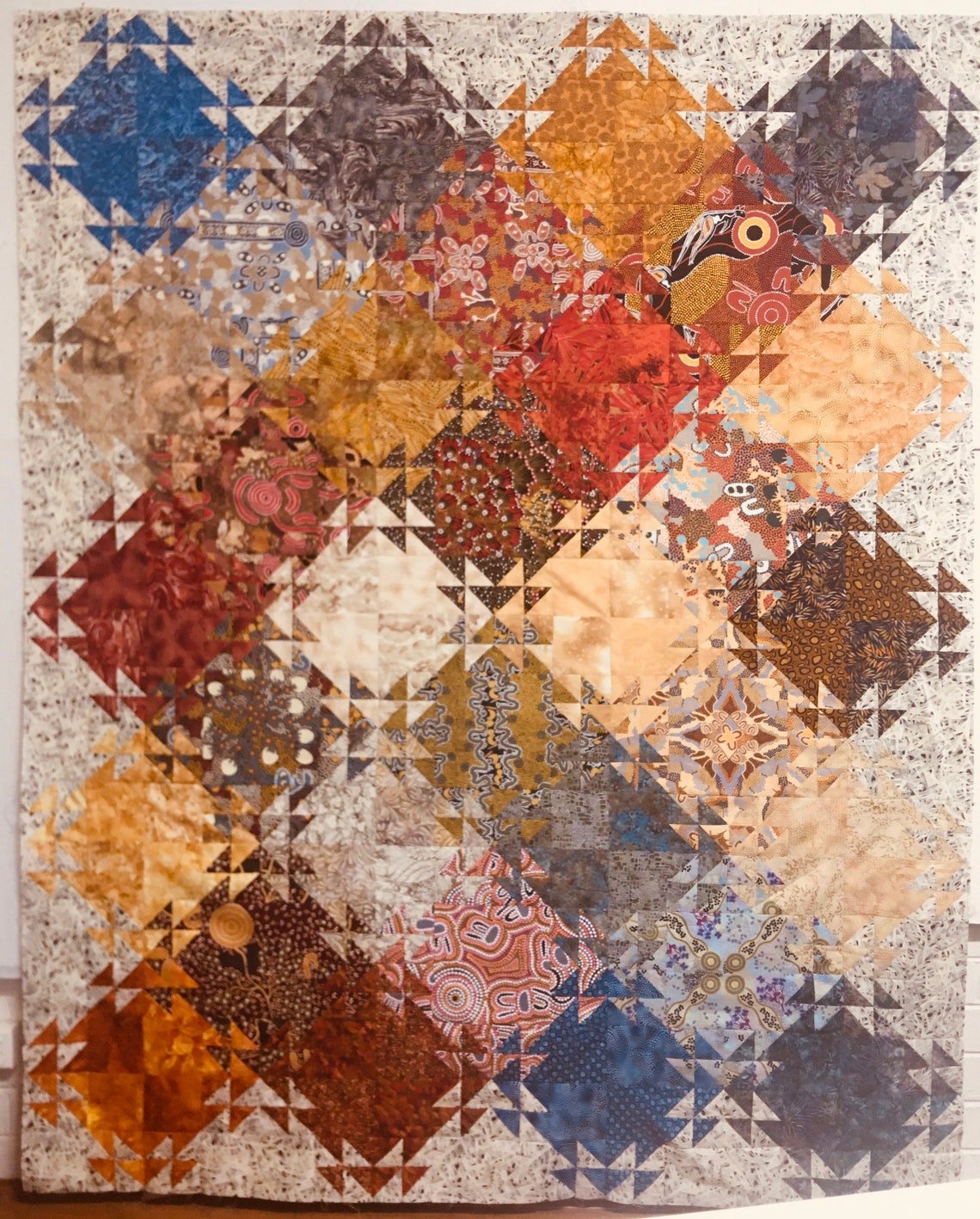 Shimmering Triangles - Etsy Australia