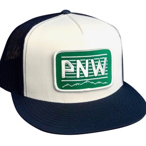 PNW Patch Green Adult Snap Back Hat - Etsy