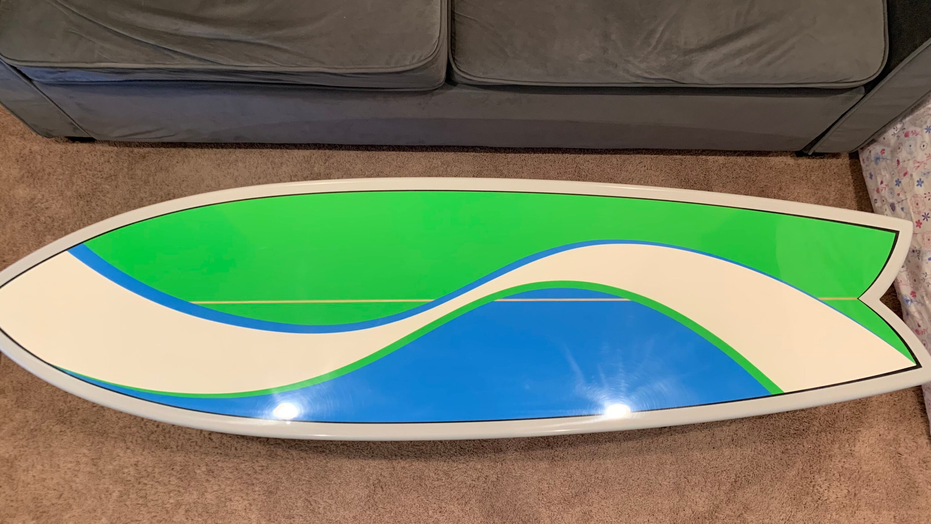 Modern Surfboard Coffee Table - Etsy