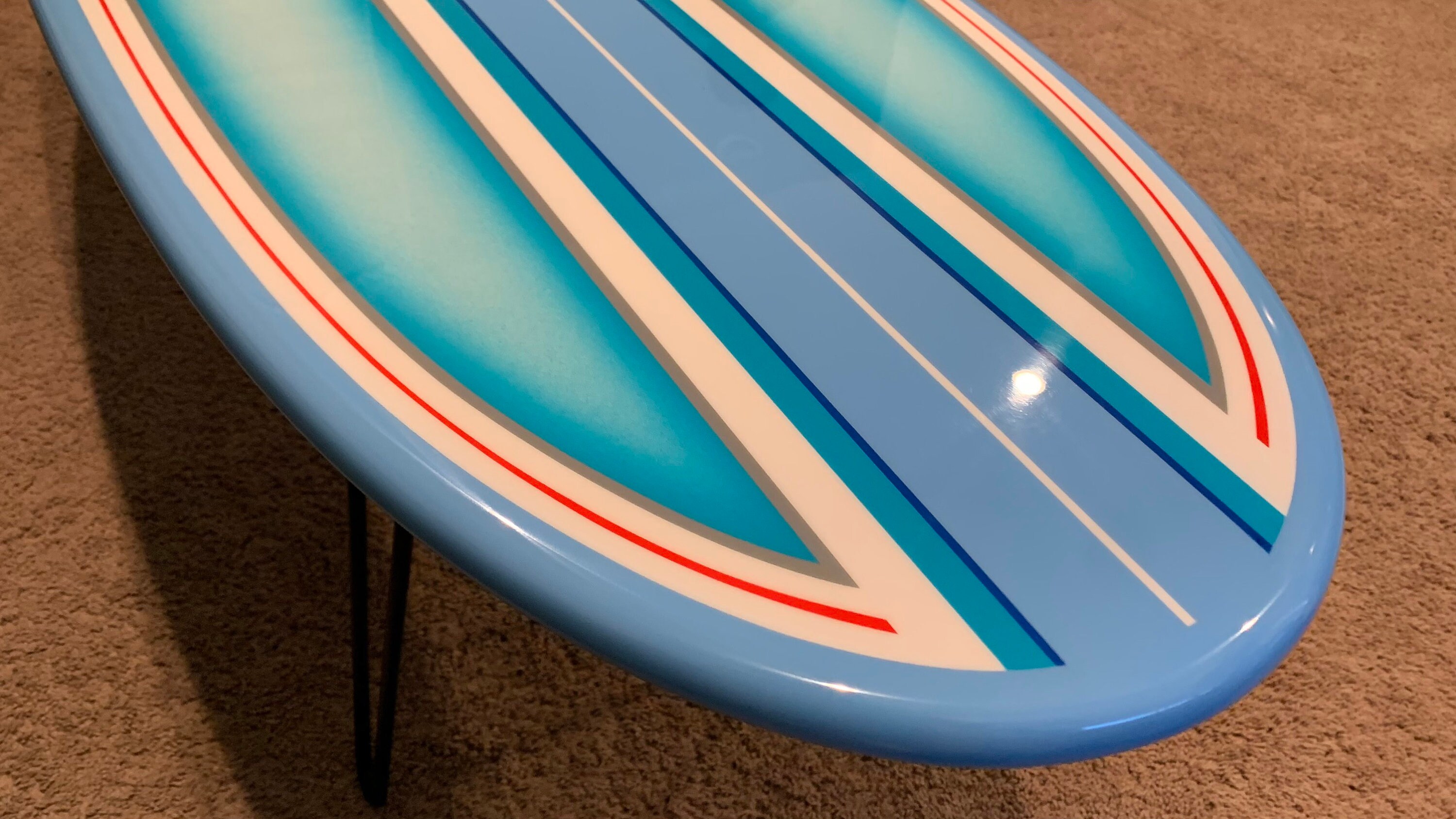 MTB Surfboard Coffee Table - Etsy
