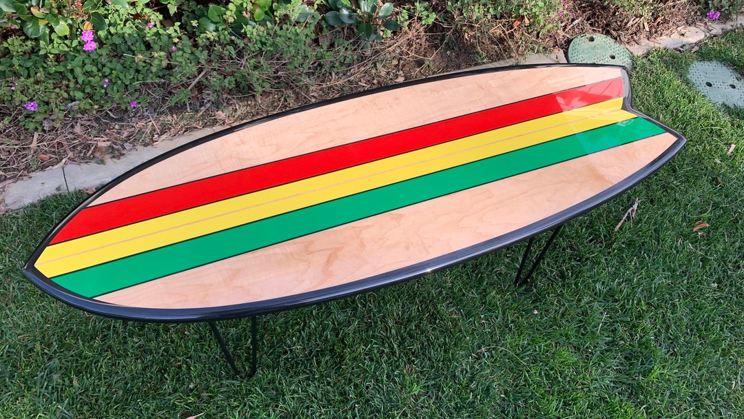 4ft Surfboard Coffee Table - Etsy