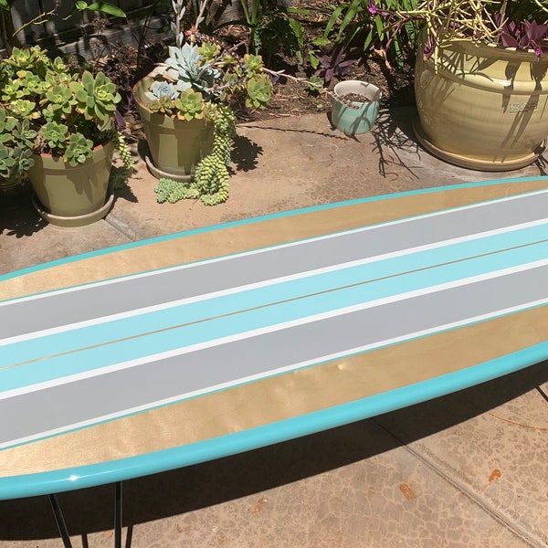 Small Surfboard Coffee Table - Etsy