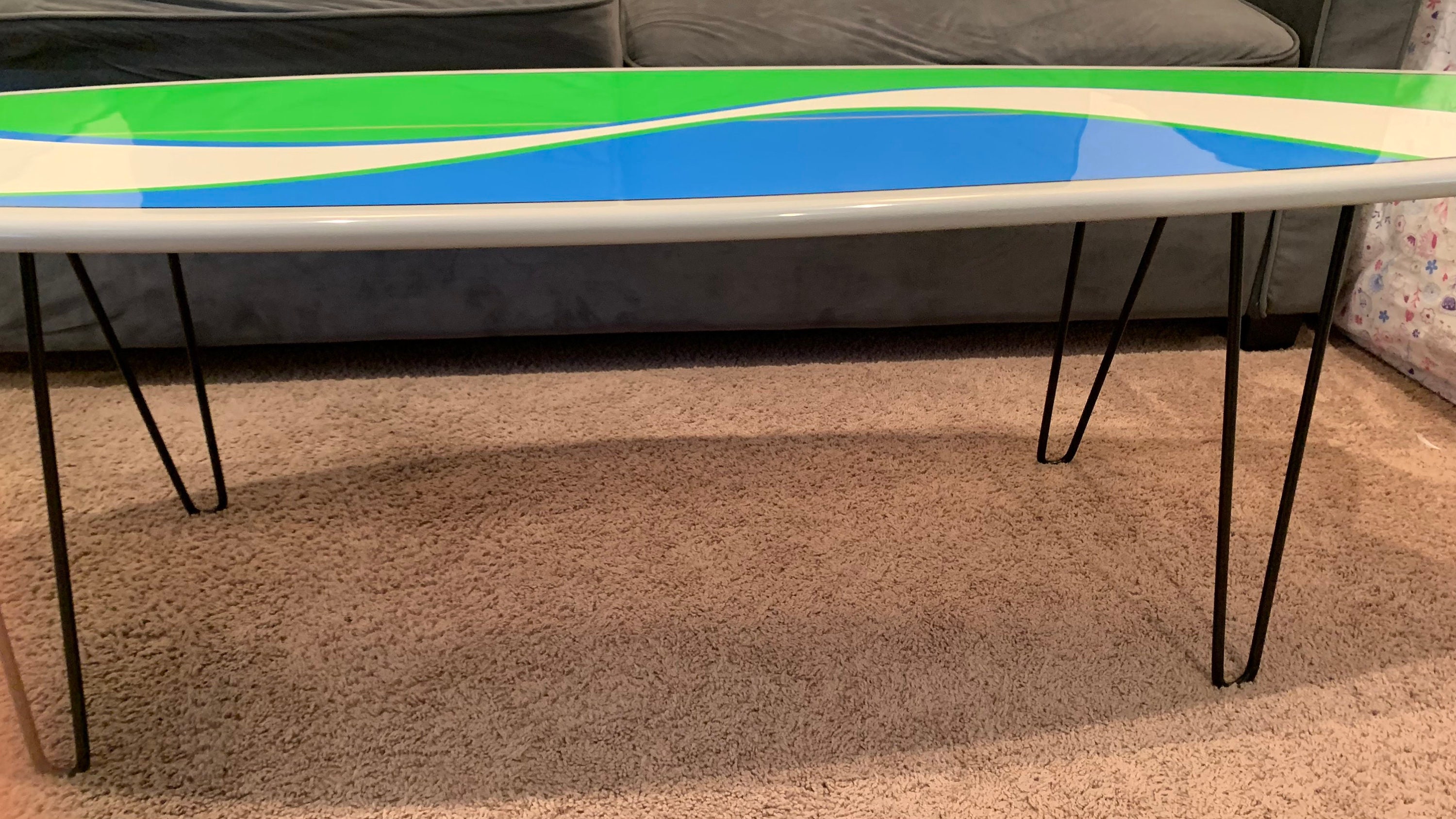 Modern Surfboard Coffee Table - Etsy