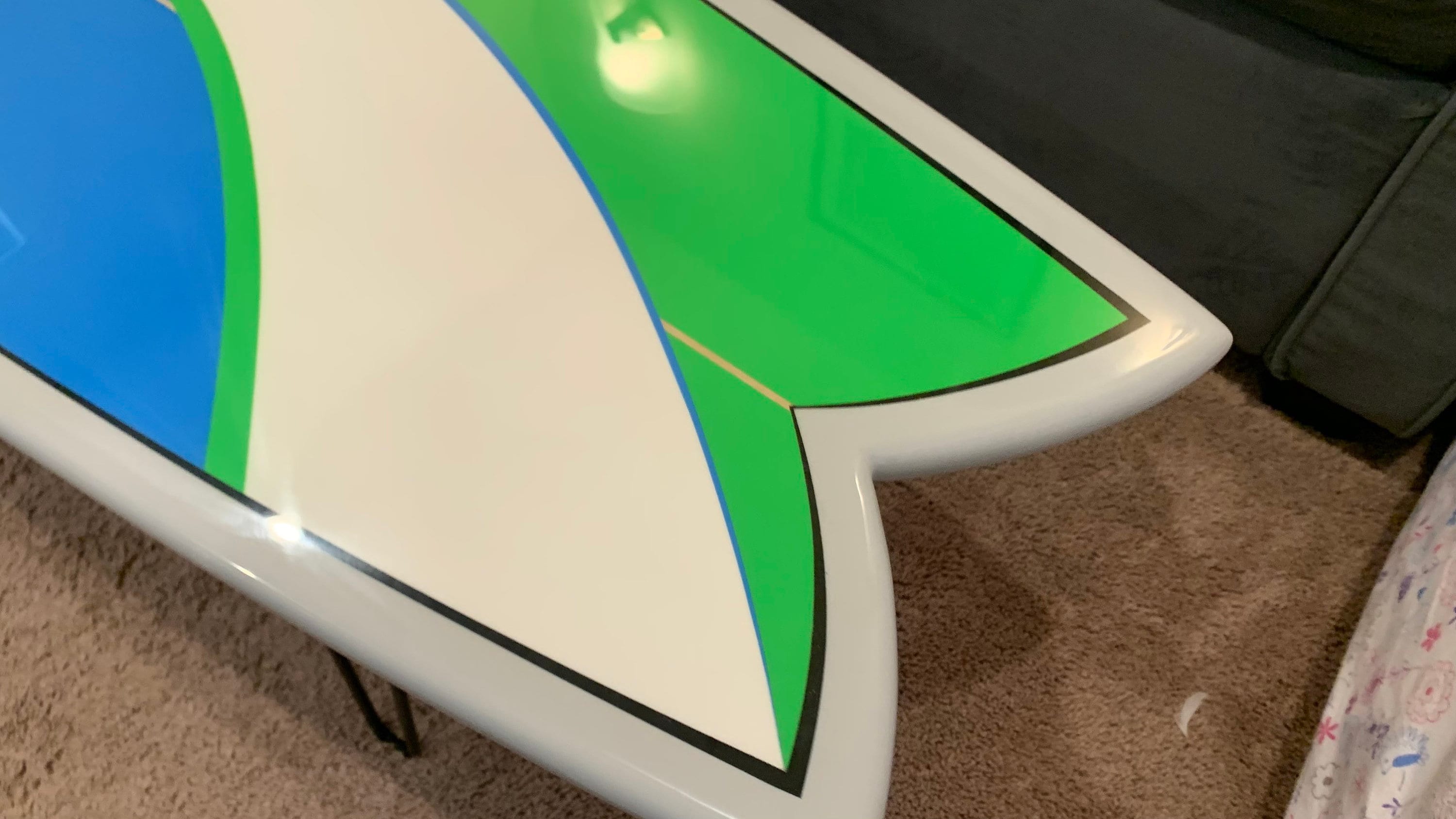 Modern Surfboard Coffee Table - Etsy