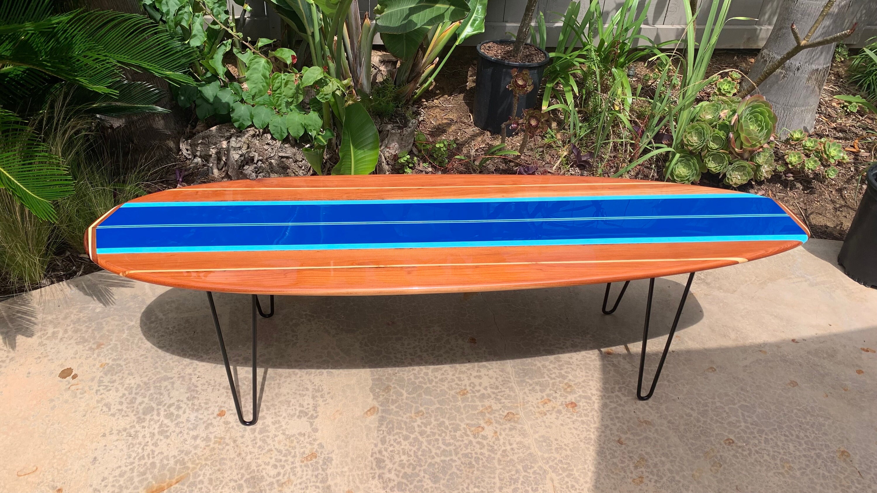 Classic Surfboard Coffee Table - Etsy