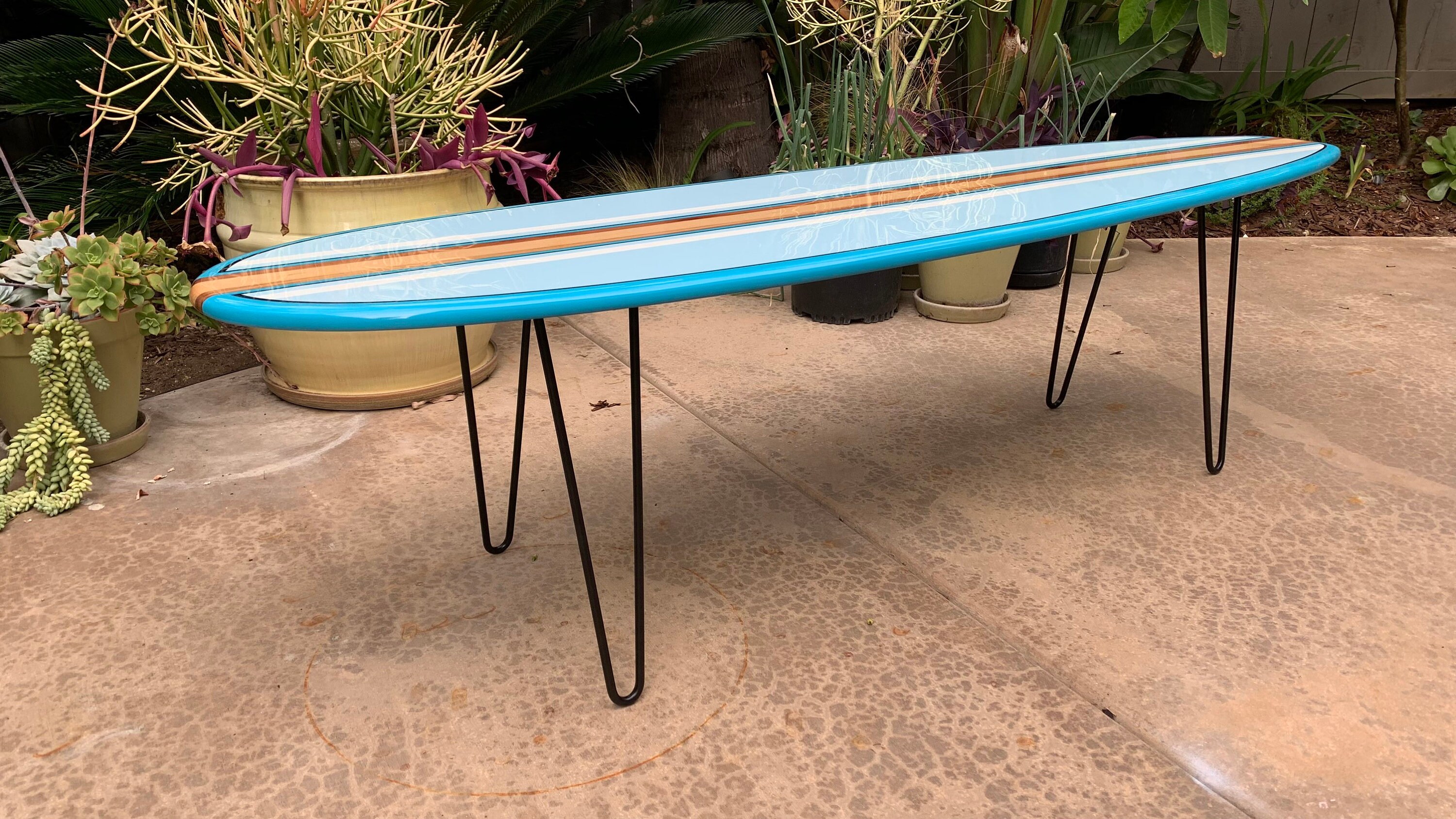 Classic Surfboard Coffee Table - Etsy