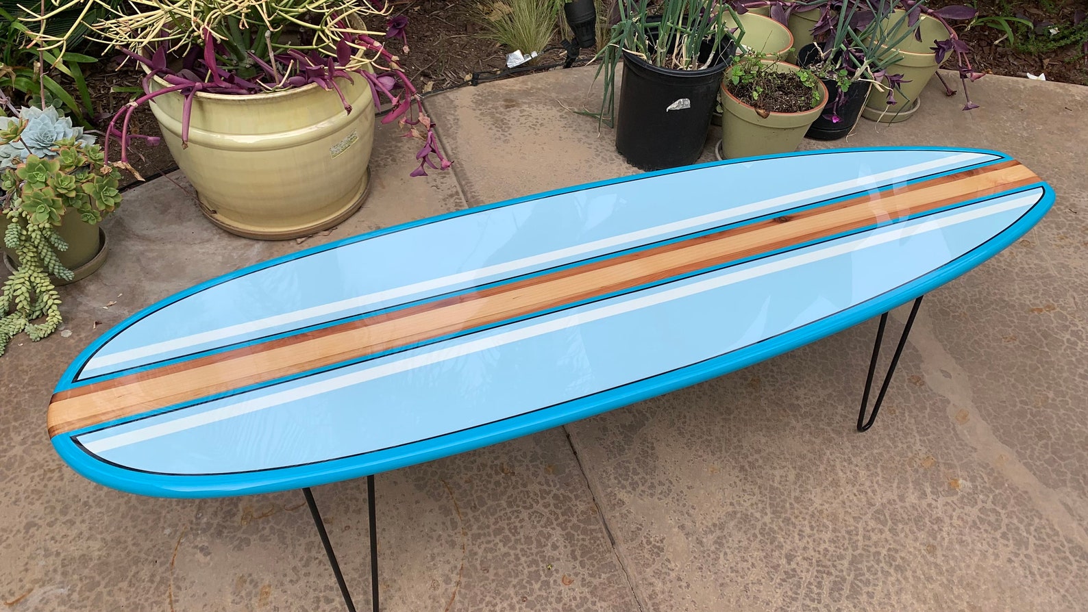 Classic Surfboard Coffee Table - Etsy