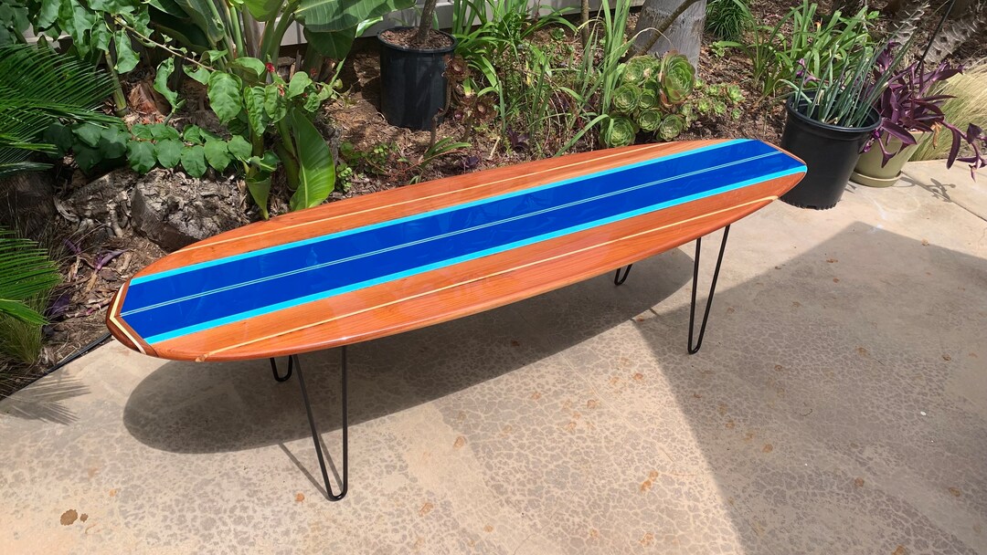 Classic Surfboard Coffee Table - Etsy