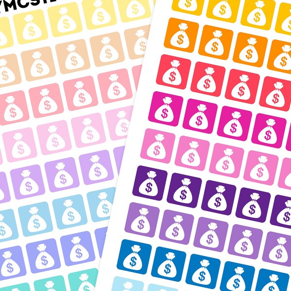 Money Planner Stickers - Etsy