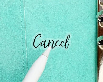 Appointment Planner Stickers / Cancelled Stickers / Fits Erin - Etsy