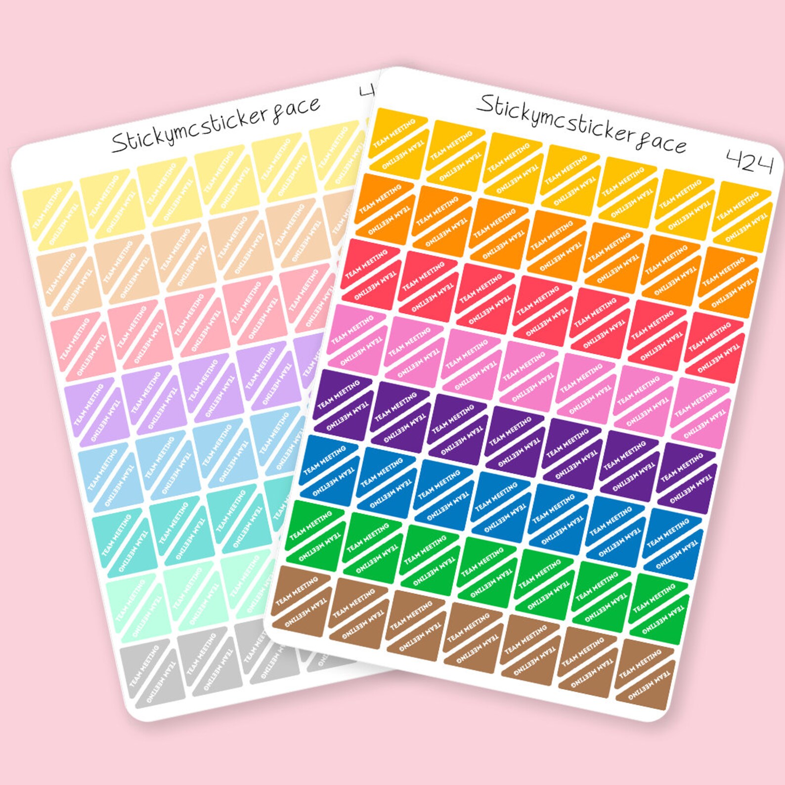 Team Meeting Stickers Work Stickers Meeting Planner - Etsy