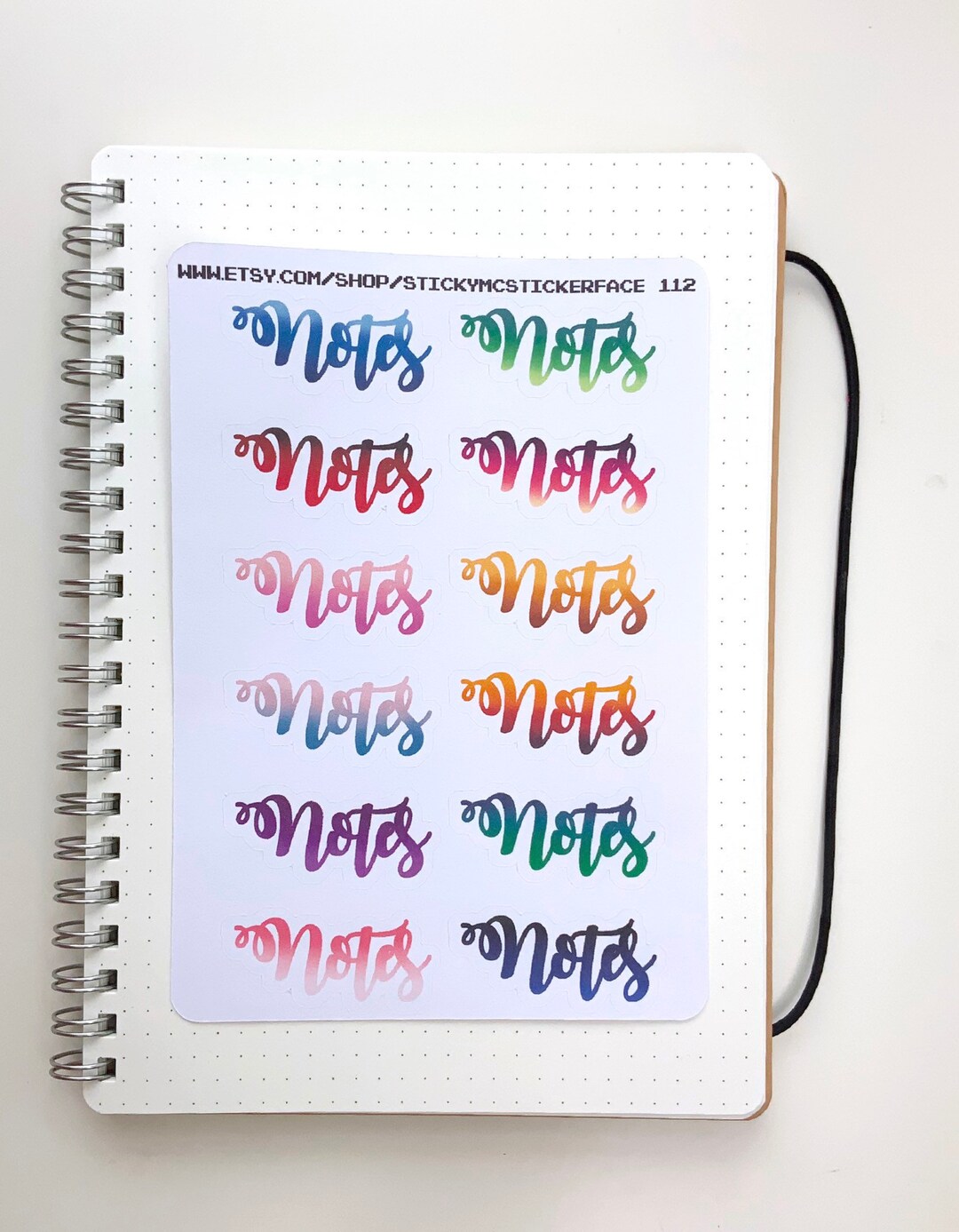 Notes Stickers, Overview Stickers, Journal Stickers, Planner Stickers ...
