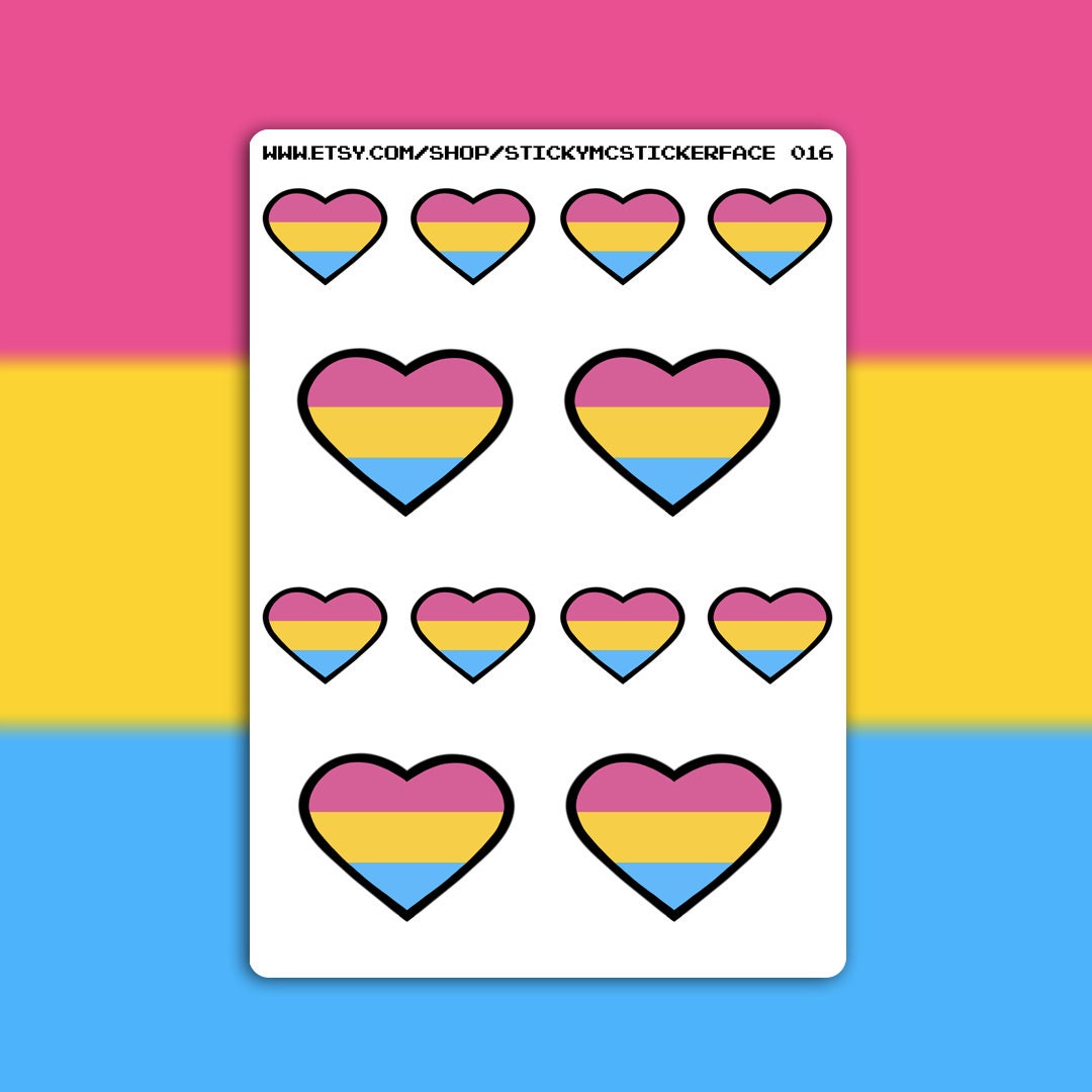 Paper & Party Supplies Calendars & Planners Large Pansexual Rainbow ...