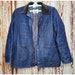 VTG Liberty Denim Chore Jacket Barn Blanket Lined Corduroy Collar ...