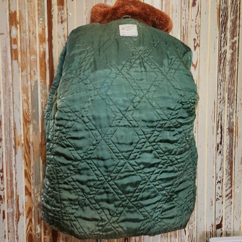 Vintage 1940s B9 Parka US Army Air Force Flight Coat Jacket Talon ...