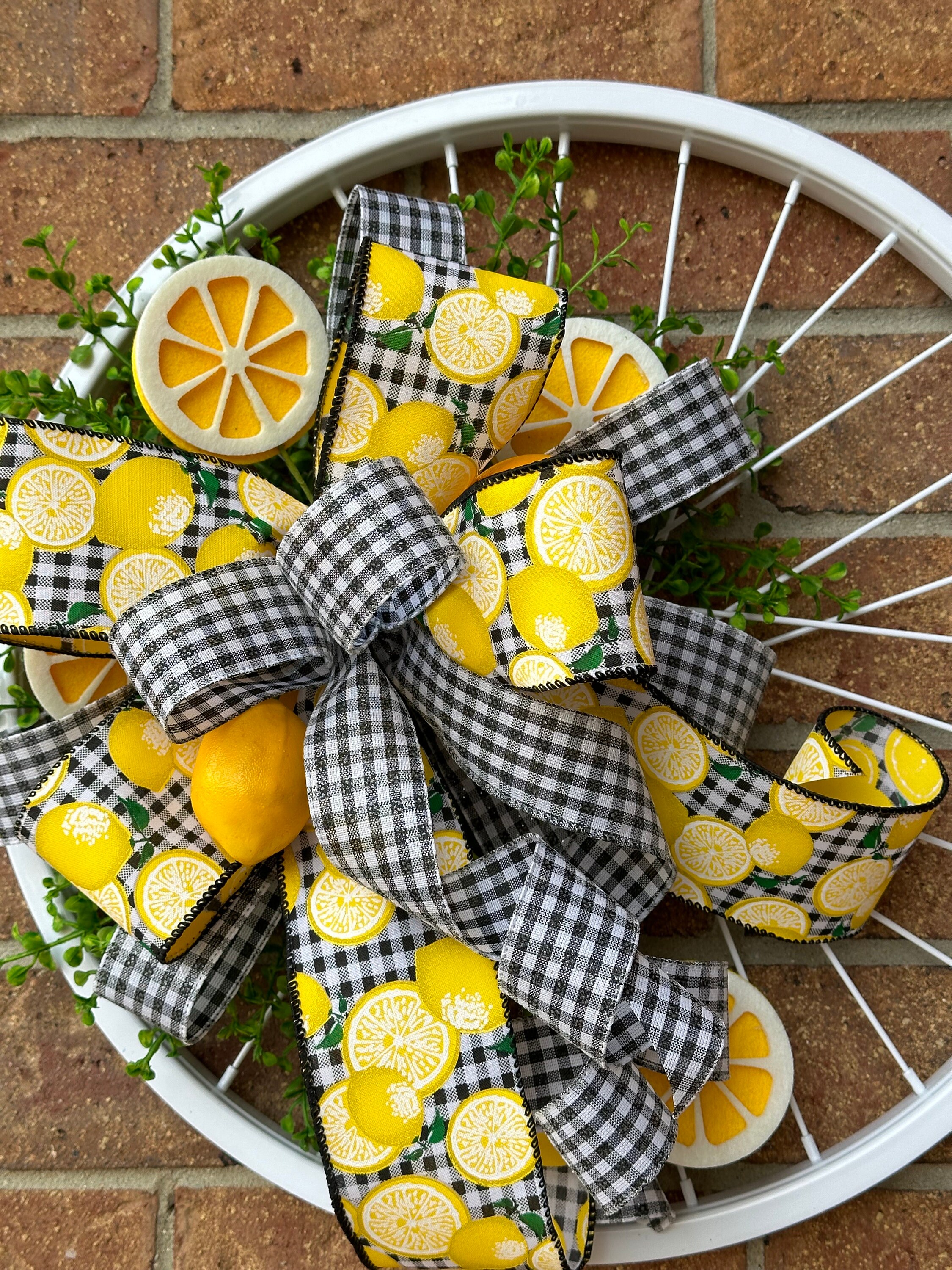Lemon Bike Rim Decor - Etsy