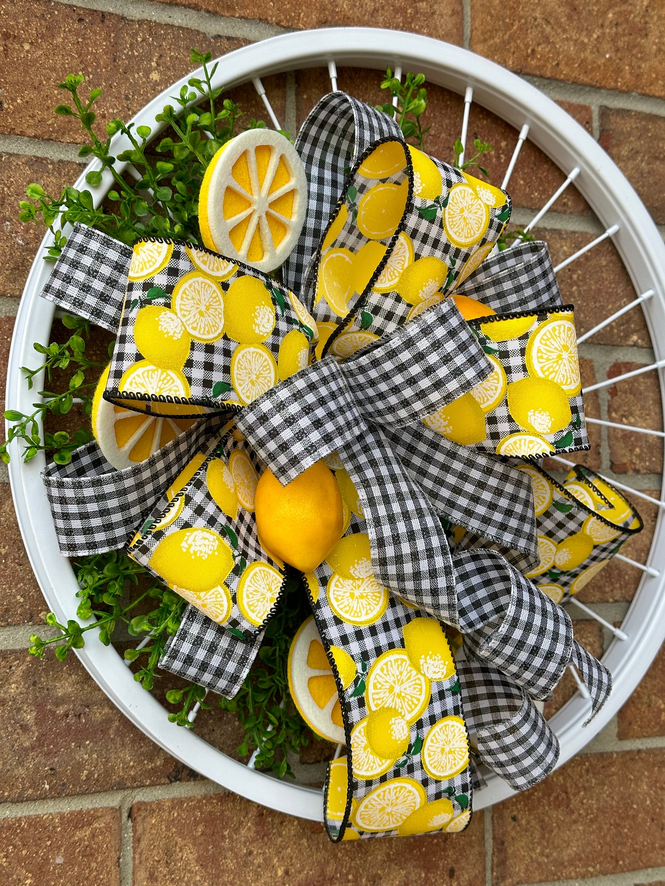Lemon Bike Rim Decor - Etsy