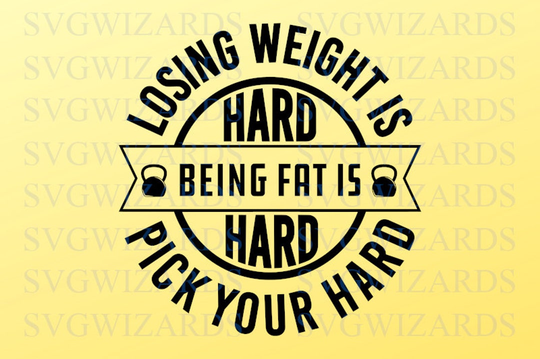 Weight Loss SVG PNG DXF Eps Fitness Gym Workout Fat Burn Low - Etsy