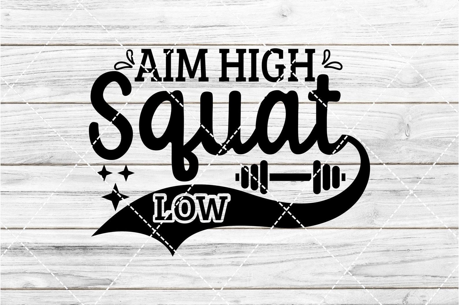 Squat SVG / Fitness Printable / PNG / Workout Squats Gym Training for ...