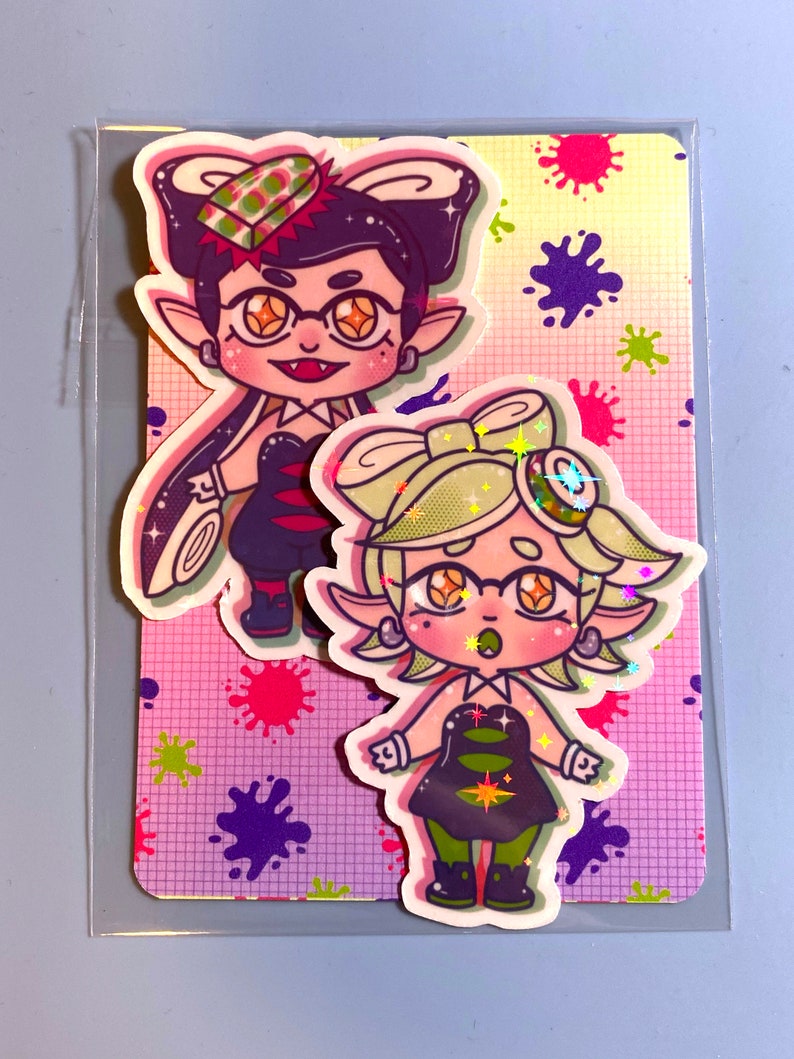 Splatoon Idol Sticker Packs Callie Marie Pearl Marina - Etsy