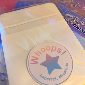 Whoops! Sticker Pack of 6 Random Stickers - Etsy