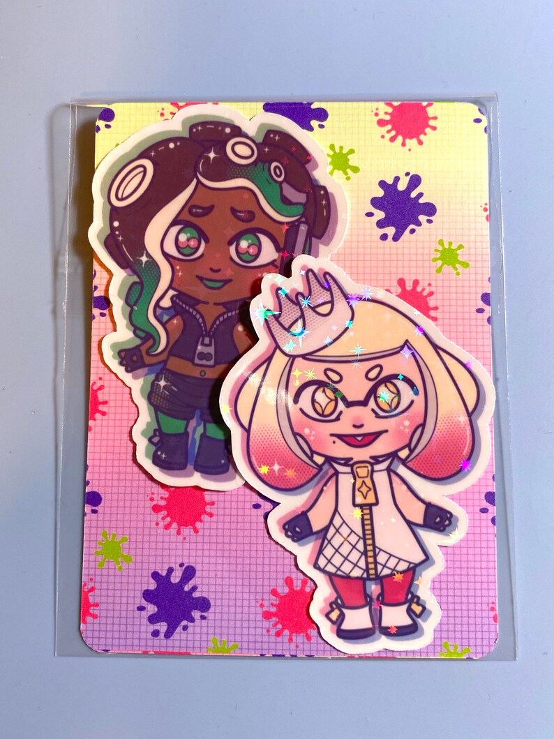 Splatoon Idol Sticker Packs Callie Marie Pearl Marina - Etsy