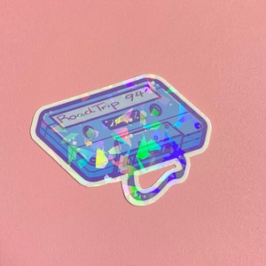 Holographic Isometric Cassette Tape Stickers Water Resistant - Etsy