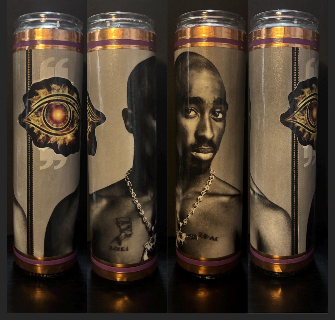 Tupac Candle - Etsy