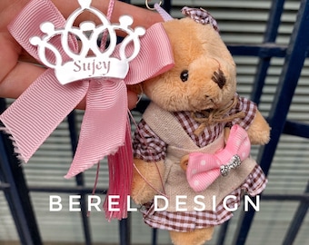 Make Your Own Teddy Bear Keyring - Etsy