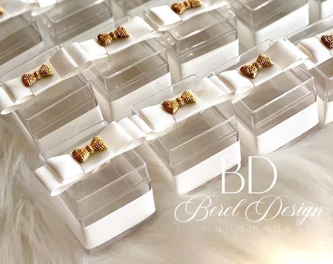 Clear Candy Boxes, Wedding Party Favors, Sugar Box, Sweet Box, Square ...