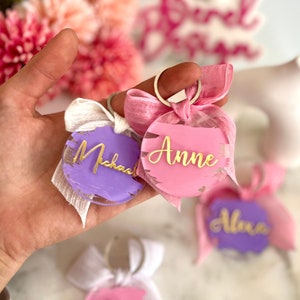 Custom Name Keyring, Personalized Plexi Keychain, 2 Inches, Lettering ...