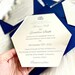 Hexagon Wedding Acrylic Invitations, Wedding Mirror Invitations ...